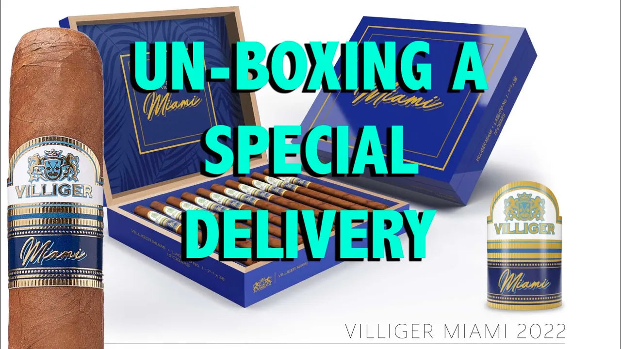 The New Villiger Miami Limited Edition (Un-Boxing). | My Cigar Pack